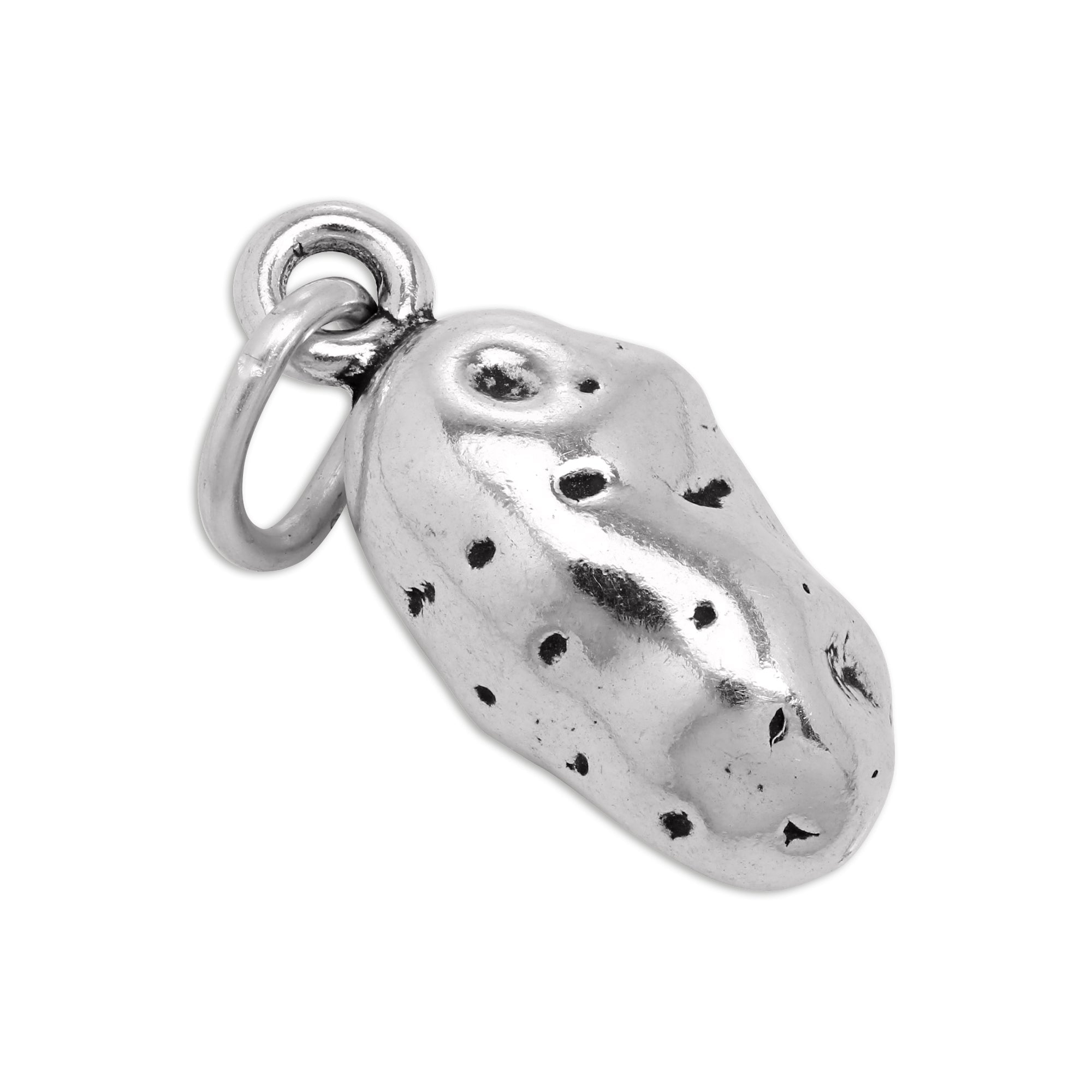 Sterling Silver Potato Charm | TheCharmWorks
