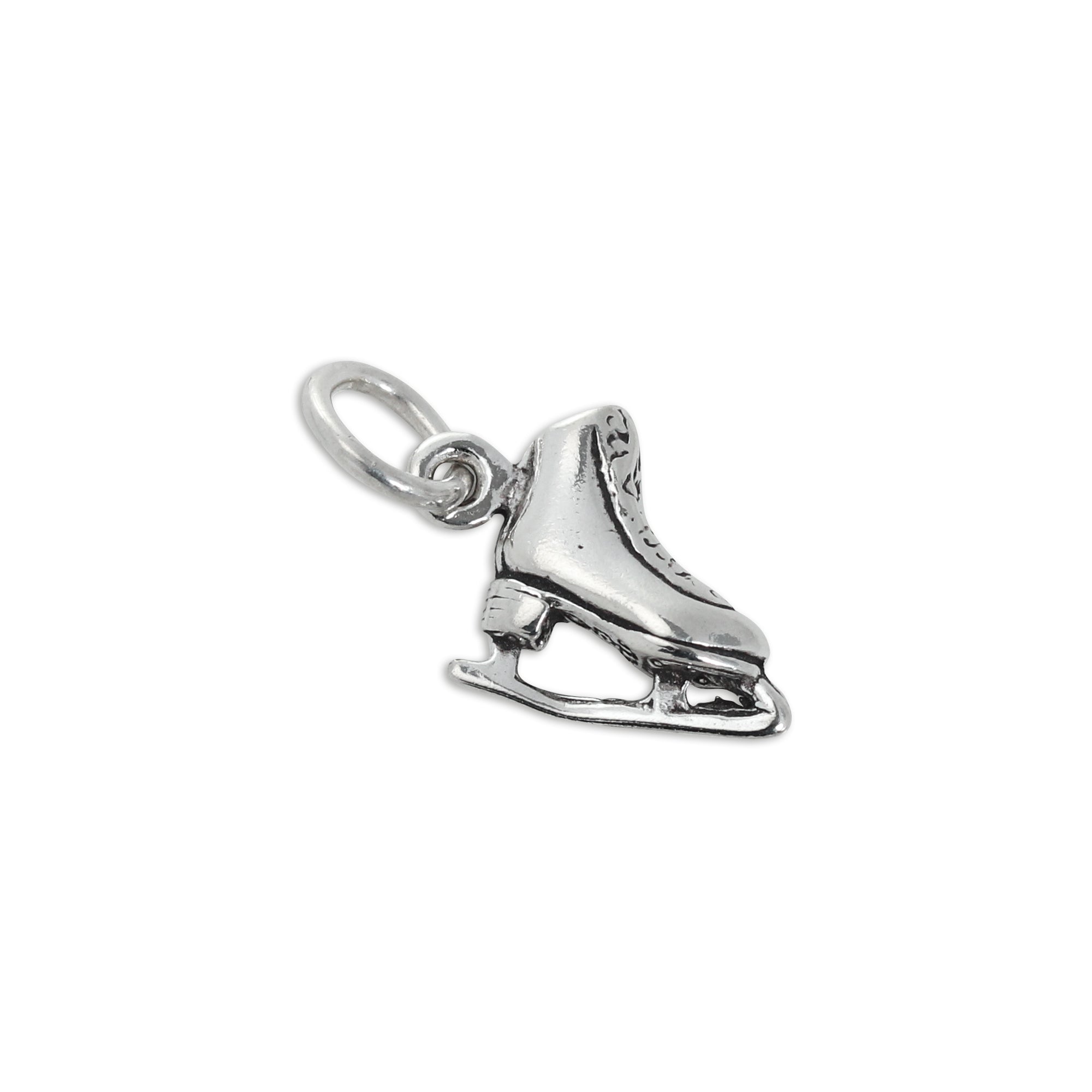 Sterling Silver Ice Skate Charm | TheCharmWorks
