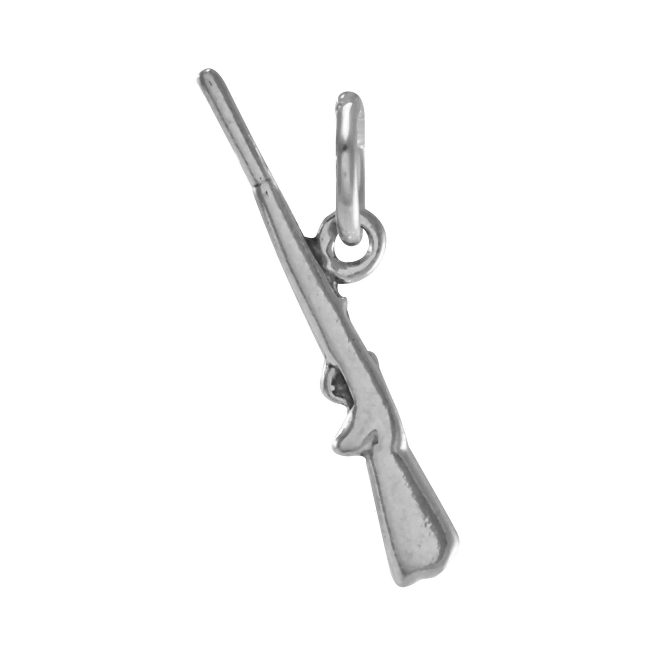 Sterling Silver Rifle Charm | TheCharmWorks
