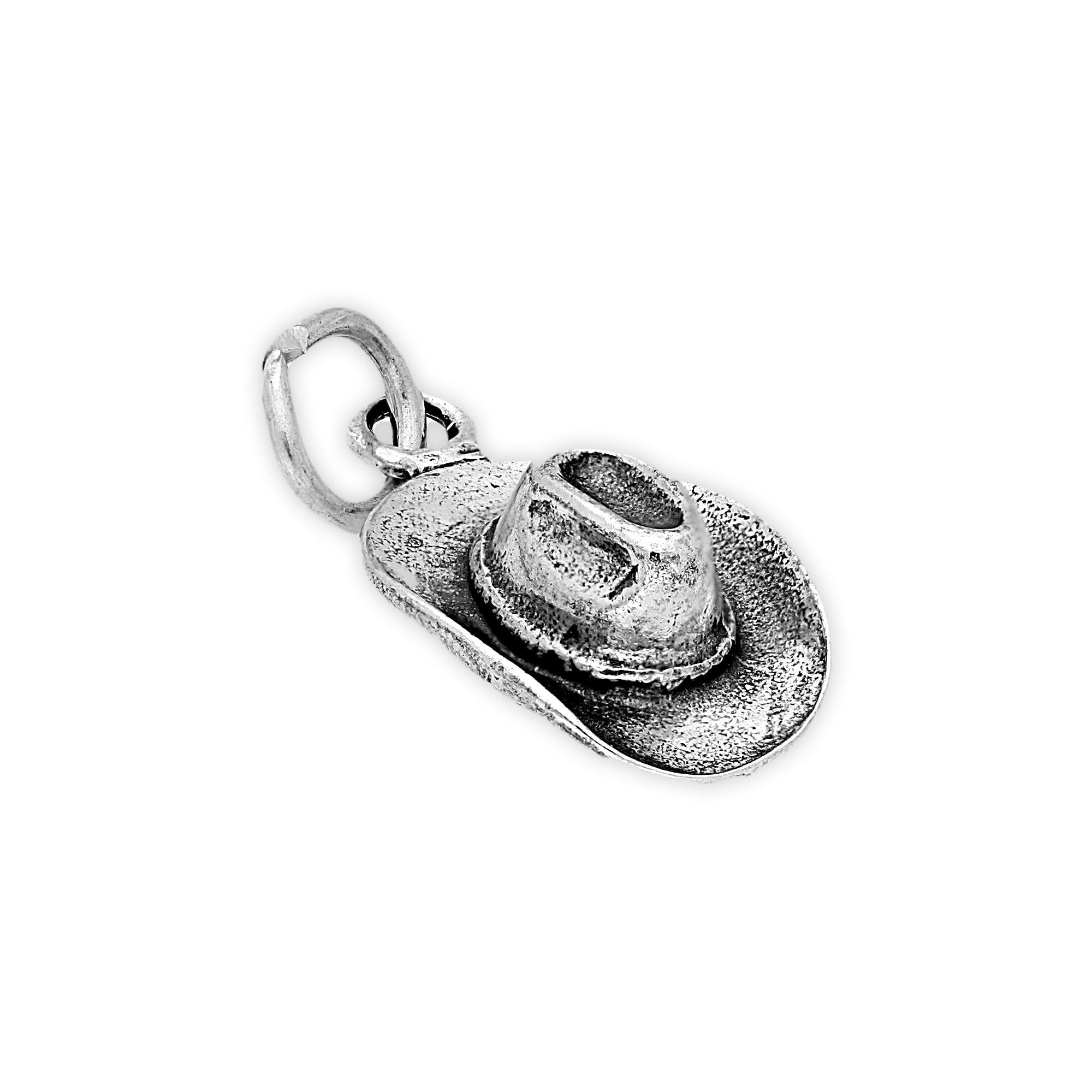 Sterling Silver Cowboy Hat Charm | TheCharmWorks