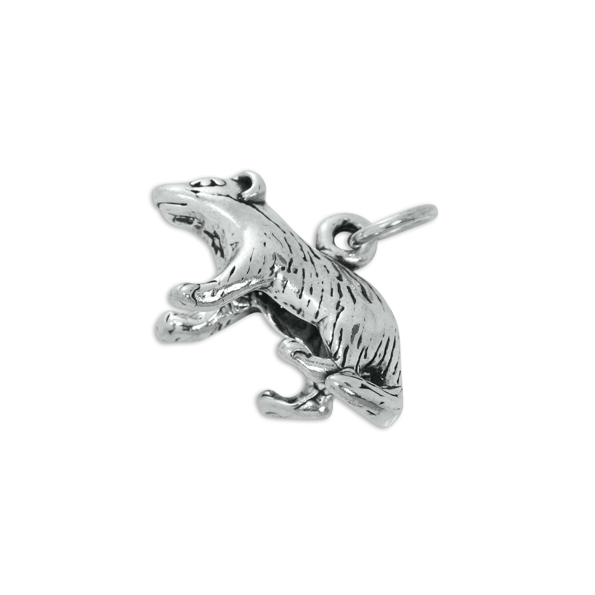Sterling Silver 3D Badger Charm | TheCharmWorks