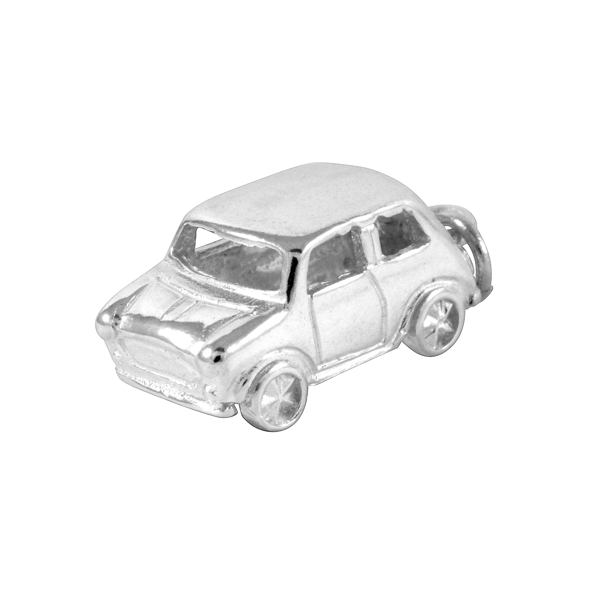 Sterling Silver Large Mini Car Charm | TheCharmWorks