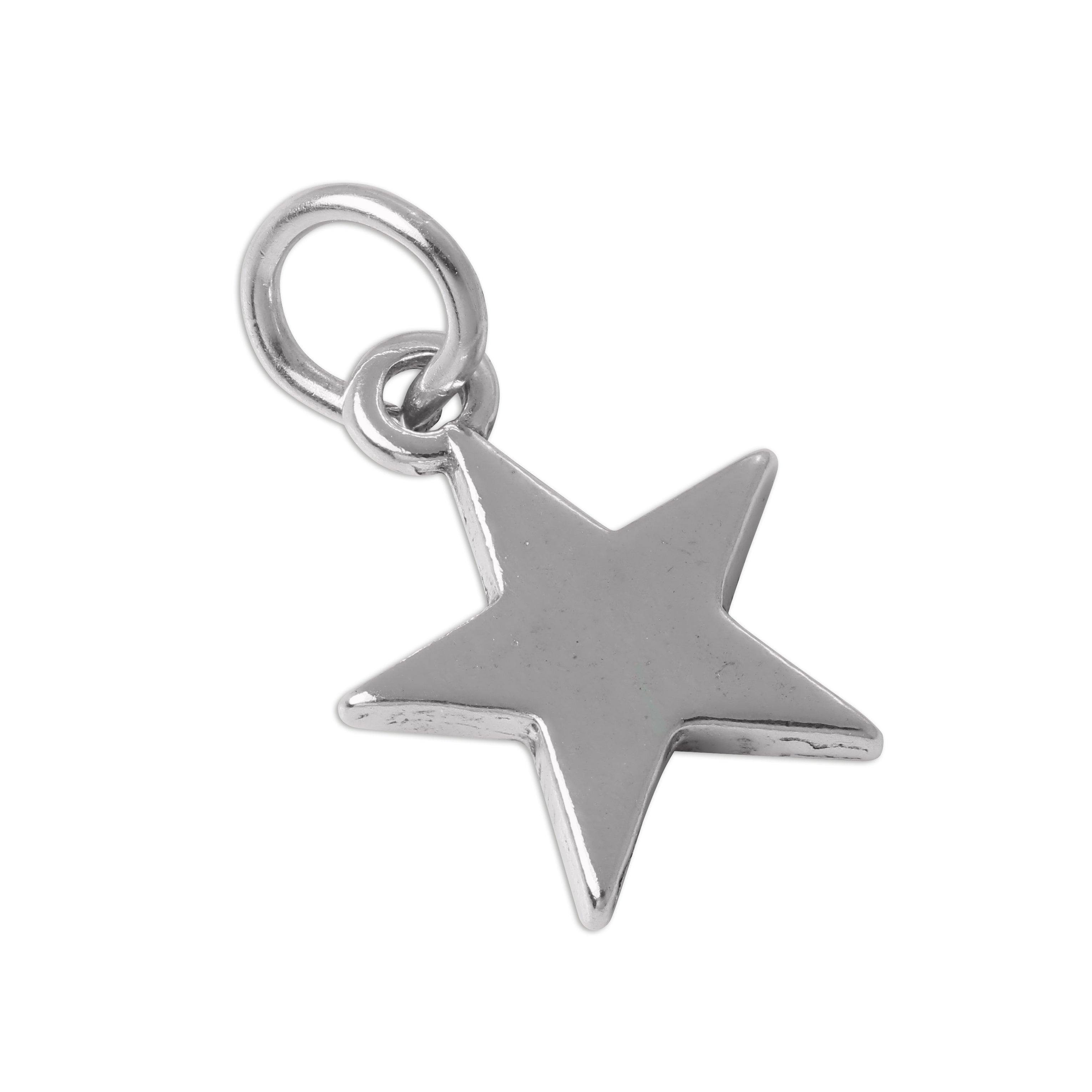 Sterling Silver Simple Star Charm | TheCharmWorks