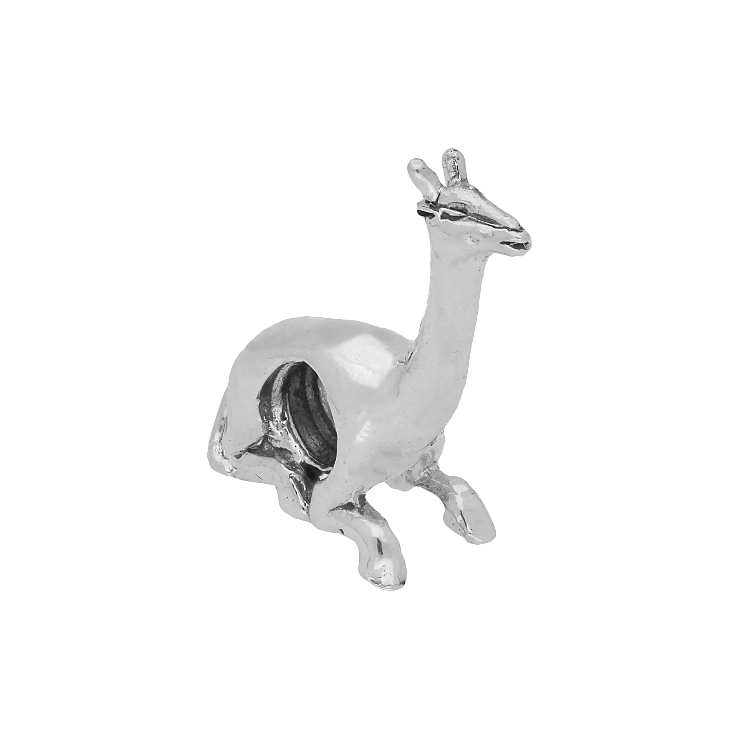 Sterling Silver Llama Bead Charm | TheCharmWorks